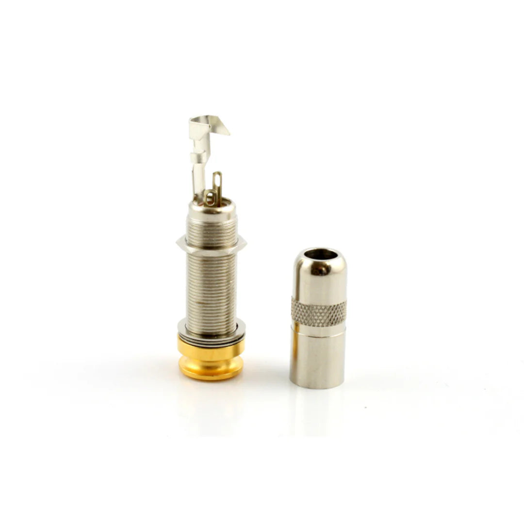 Switchcraft® 3-conductor End Pin Jack - Gold – VERA Guitars