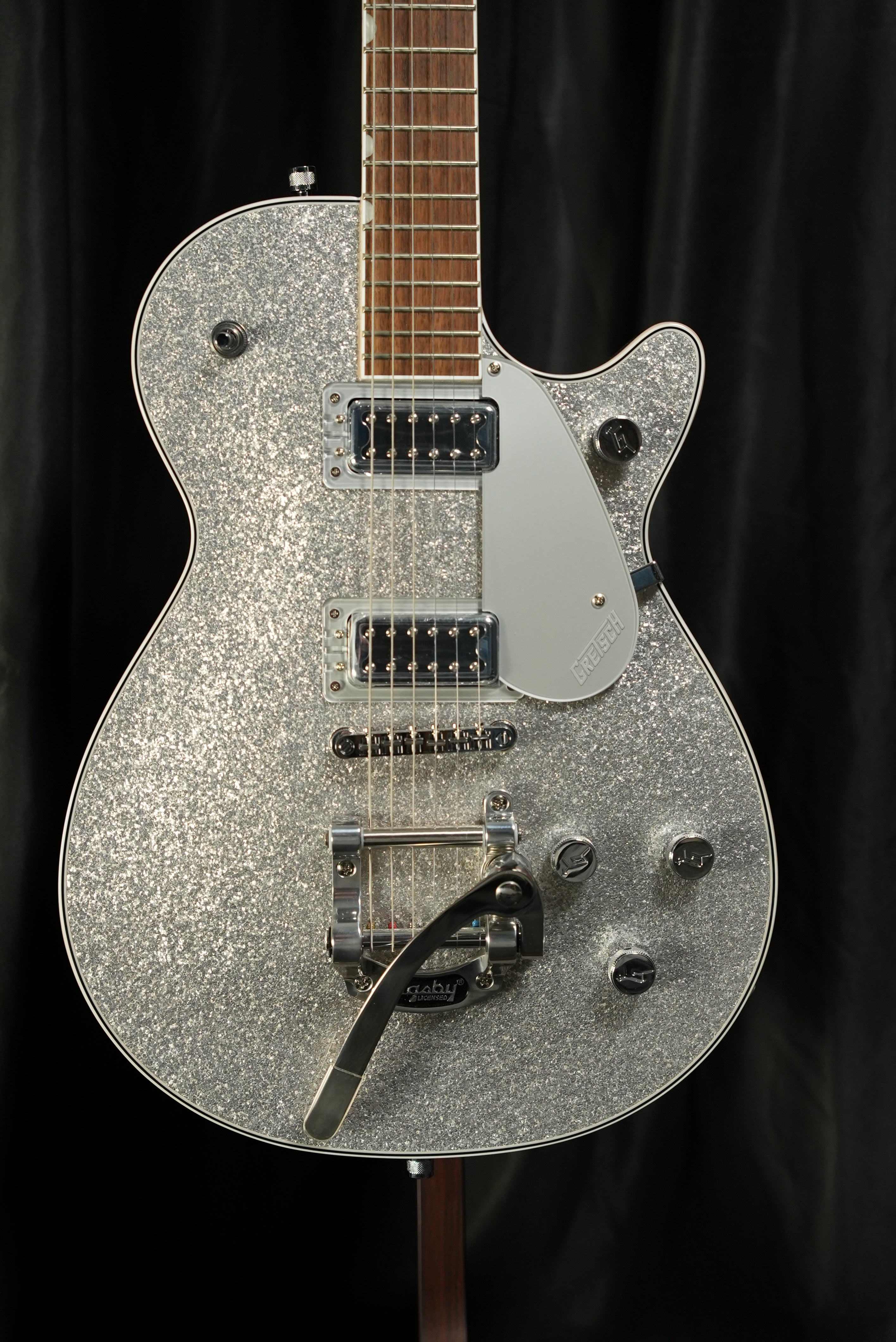 Gretsch G5230T Electromatic Sparkle Jet FT Silver Sparkle | Vera ...