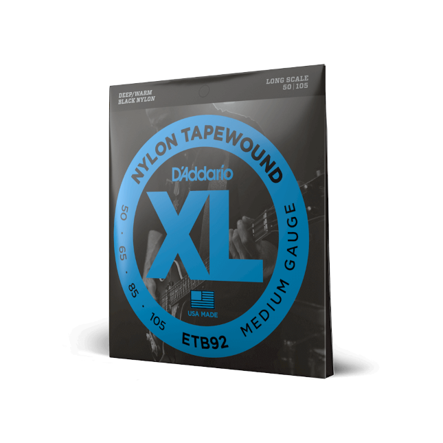 50-105 Medium, Long Scale, XL Nylon Tapewound Bass Strings – VERA Guitars